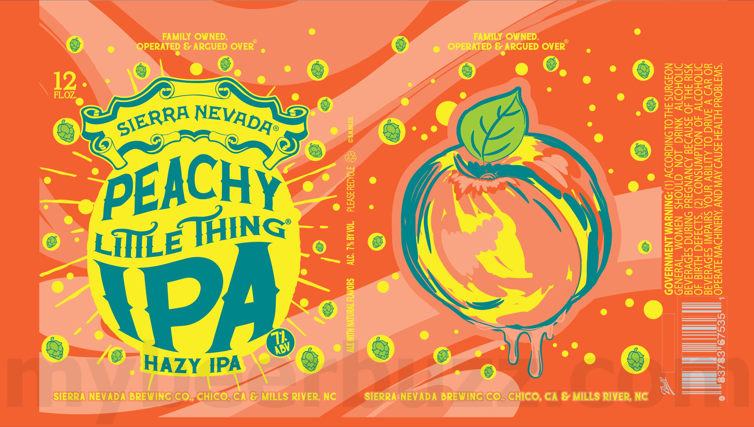 Sierra Nevada Adding Peachy Little Thing IPA - My BeerBuzz