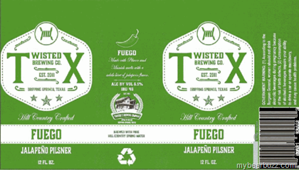 Twisted X Brewing - Fuego Jalapeno Pilsner Cans - My BeerBuzz