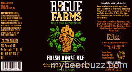 Rogue Farms - Fresh Roast Ale - My BeerBuzz