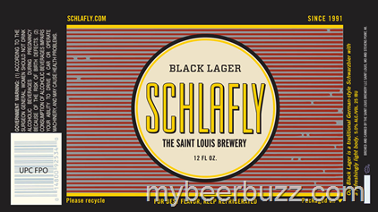 Schlafly Black Lager 12oz Cans - My BeerBuzz