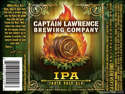 Captain Lawrence - IPA - My BeerBuzz