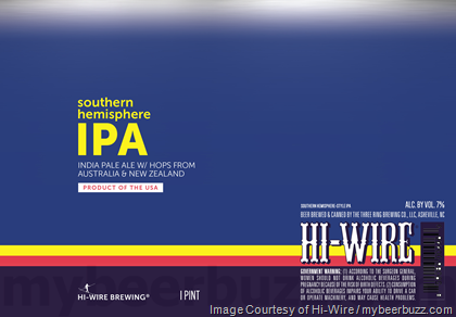 Hi-Wire Brewing - Southern Hemisphere IPA Coming To 16oz Cans - My BeerBuzz