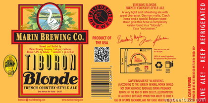 Marin Brewing - Tiburon Blonde & Madrone Trail Ale - My BeerBuzz