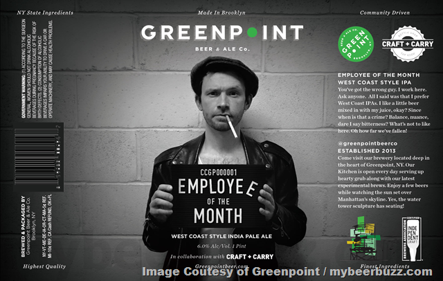 Greenpoint Beer Employee Of The Month - My BeerBuzz