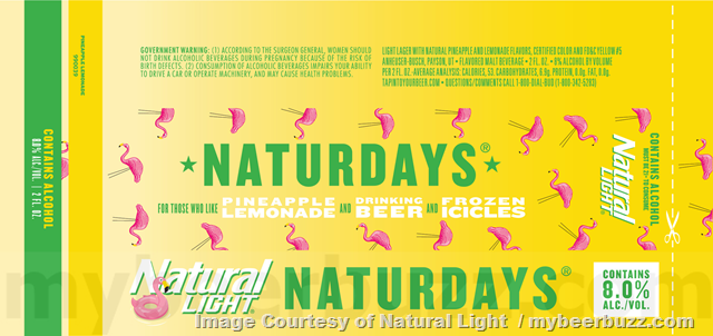 Natural Light Adding Naturdays Frozen Icicles: Pineapple Lemonade ...