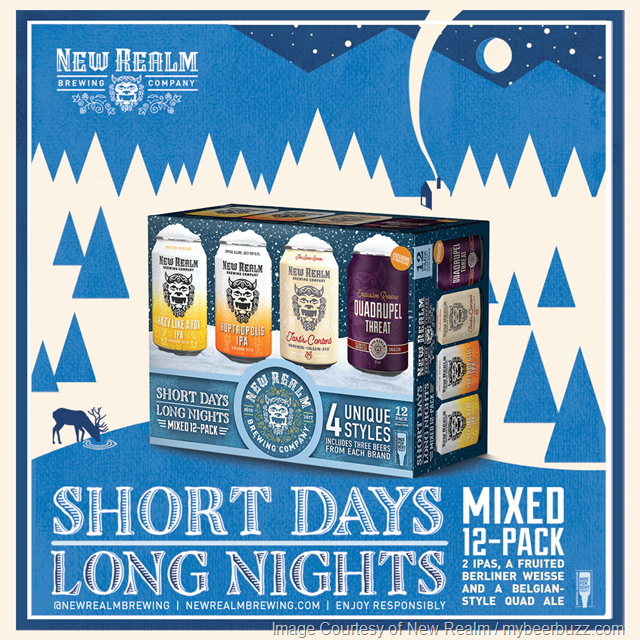New Realm Brewing Introduces Short Days | Long Nights Variety 12 Pack ...