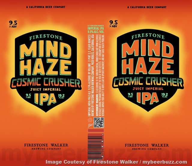 Firestone Walker Updating Mind Haze Cosmic Crusher, Mind Haze Brain ...