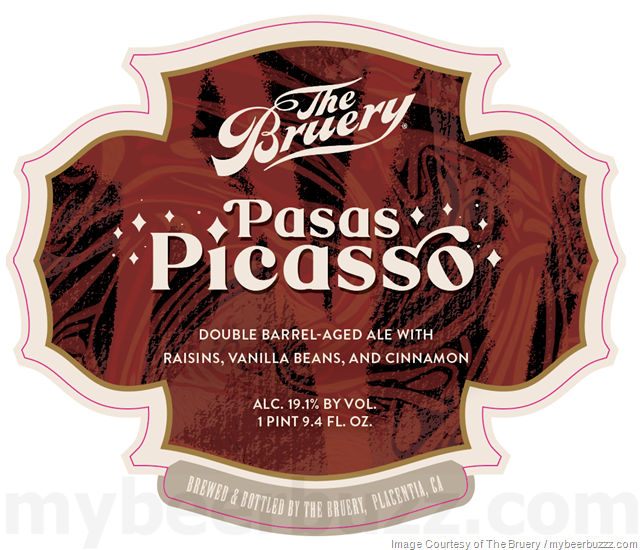 The Bruery Adding Pasas Picasso Double Barrel - My BeerBuzz