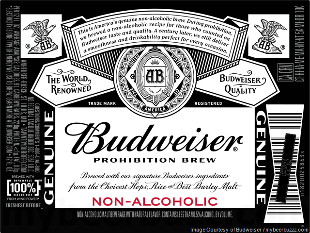 Budweiser Working On Prohibition Brew Non-Alcoholic - My BeerBuzz