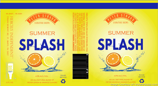 Straub Introduces Peter Straub Signature Series Summer Splash - My BeerBuzz