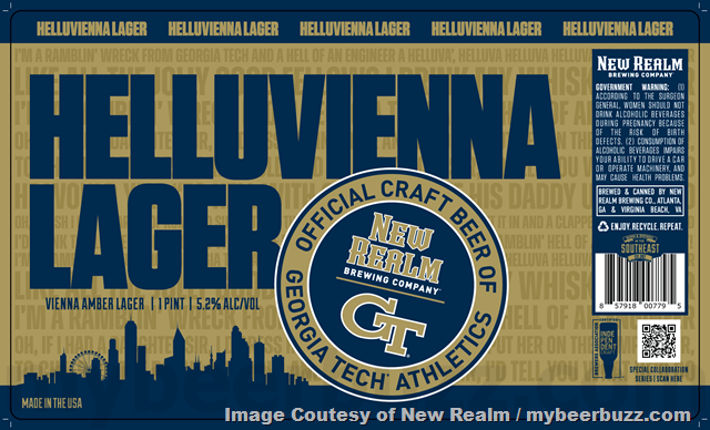 New Realm Adding Helluvienna Lager For Georgia Tech Athletics - My BeerBuzz