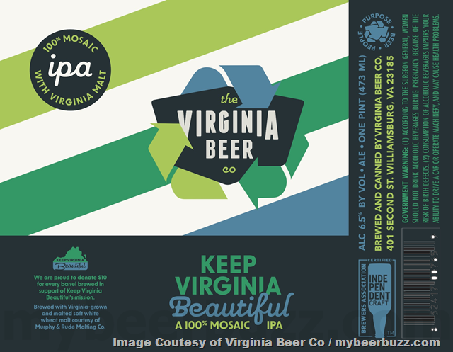 The Virginia Beer Co Adding Keep Virginia Beautiful - My BeerBuzz