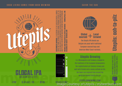 Utepils Brewing - Glocal IPA & Pils 16oz Cans - My BeerBuzz