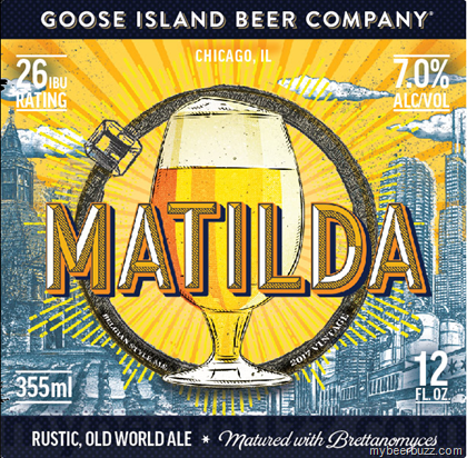 Goose Island Updates Matilda 2017 12oz Bottle Packaging - My BeerBuzz