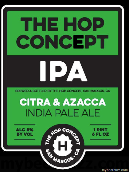 The Hop Concept - Citra & Azacca IPA - My BeerBuzz