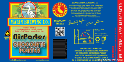 Marin Brewing - AirPorter Chocolate Porter, San Quentin Breakout Stout ...