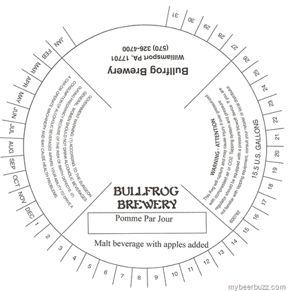 Bullfrog Brewery - Pomme Par Jour, Blackberry Juju, Hopple, Sacre Bleu ...