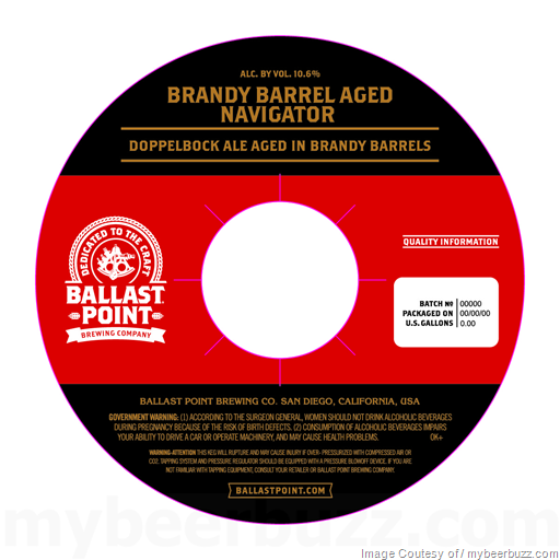 Ballast Point Working On Brandy Barrel Navigator, Tequila Barrel Barmy ...