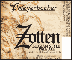 Weyerbacher Zotten Has A New Name - My BeerBuzz