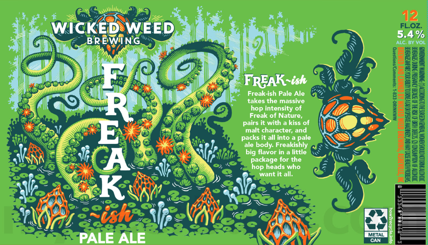 My BeerBuzz Wicked Weed Freak-Ish Pale Ale & Lime Drop Cans