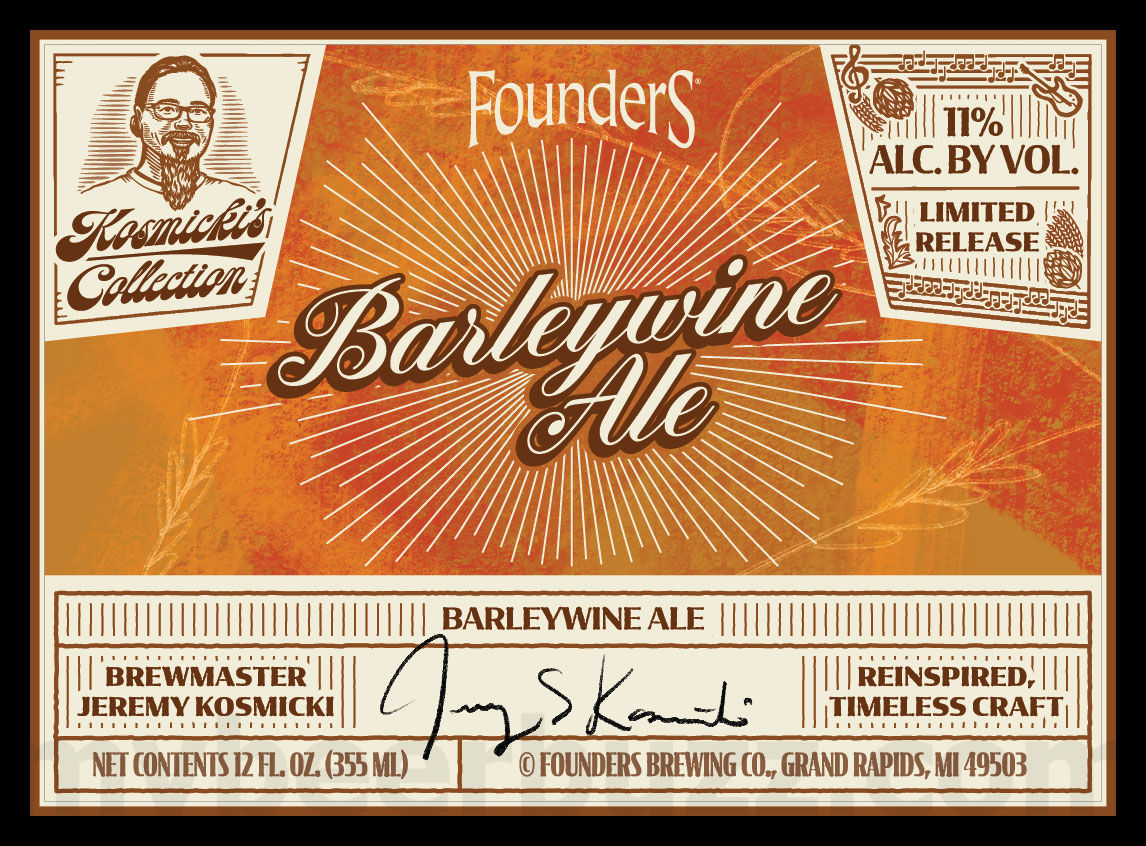 Founders Barleywine Ale Coming To Kosmicki's Collection Bottles - My ...