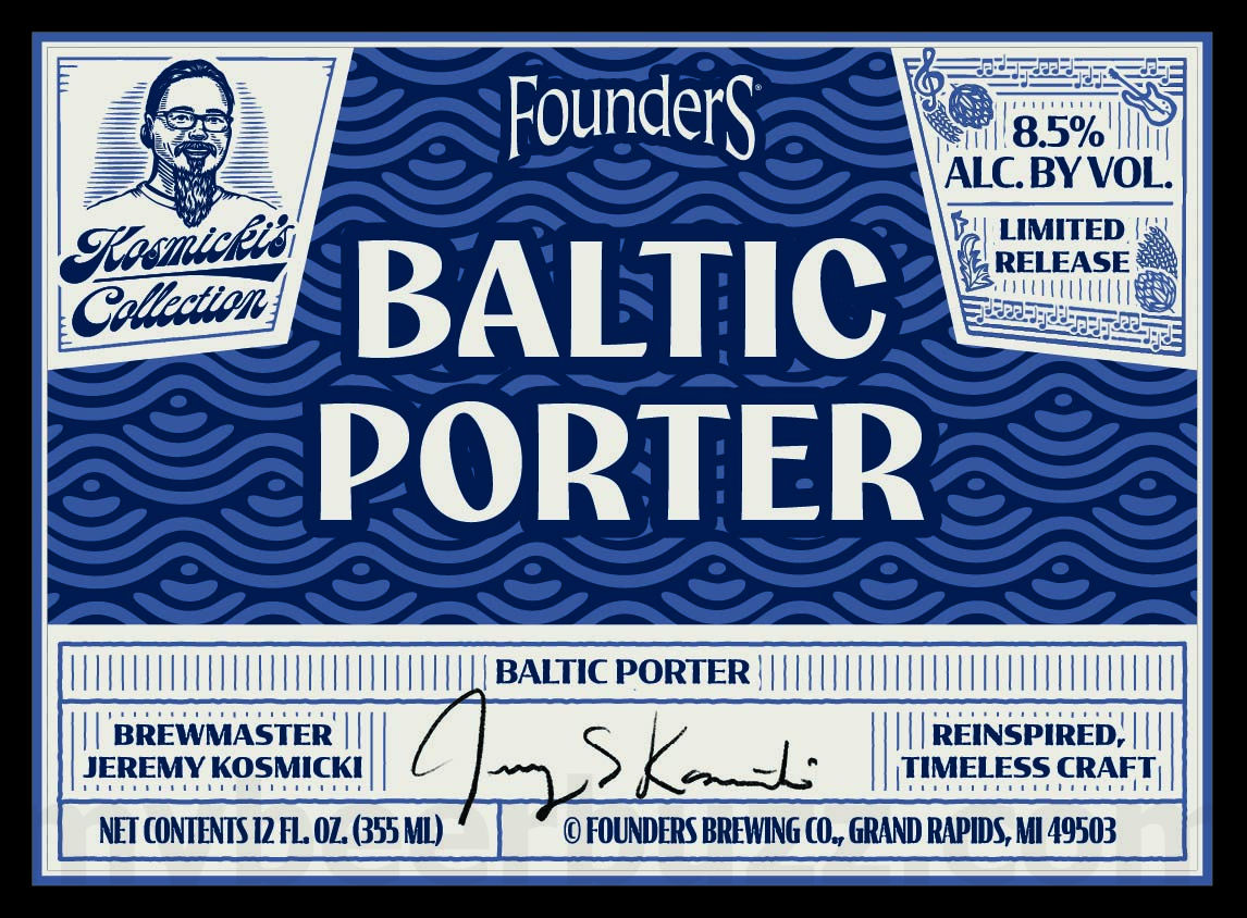 Founders Brewing Baltic Porter Coming To Kosmicki's Collection - My ...