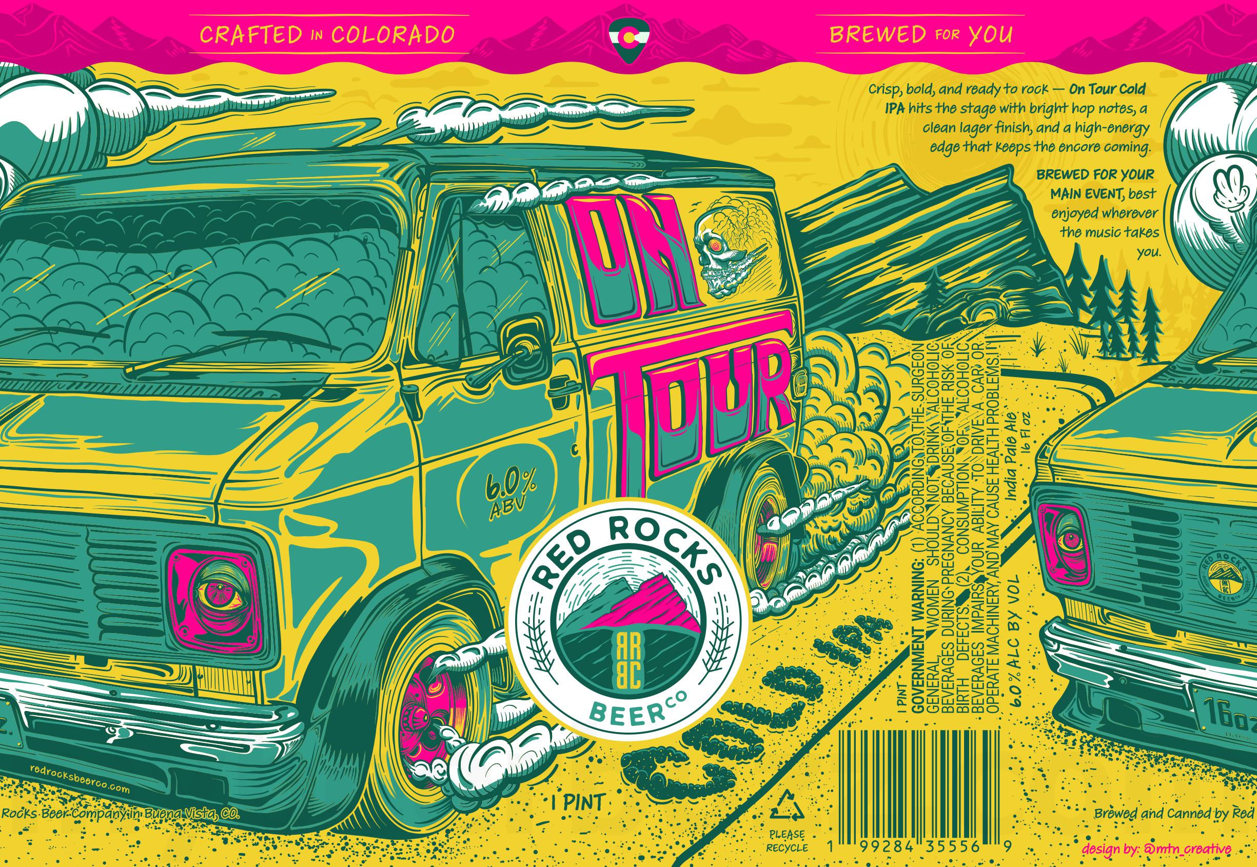 Red Rocks Beer Adding On Tour Cold IPA - My BeerBuzz