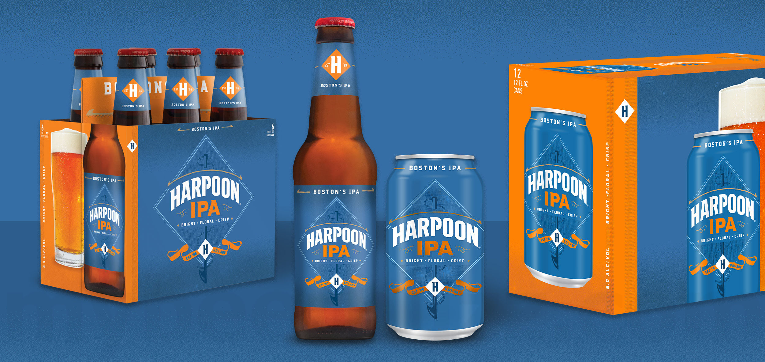 Harpoon IPA Gets New Look With Refreshed Packaging - My BeerBuzz