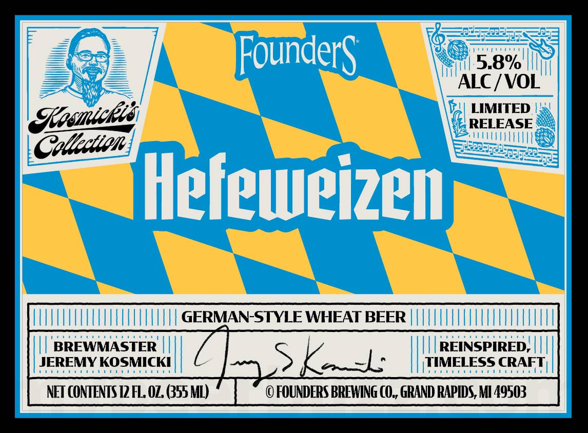 Founders Brewing Unveils Kosmicki’s Collection Hefeweizen