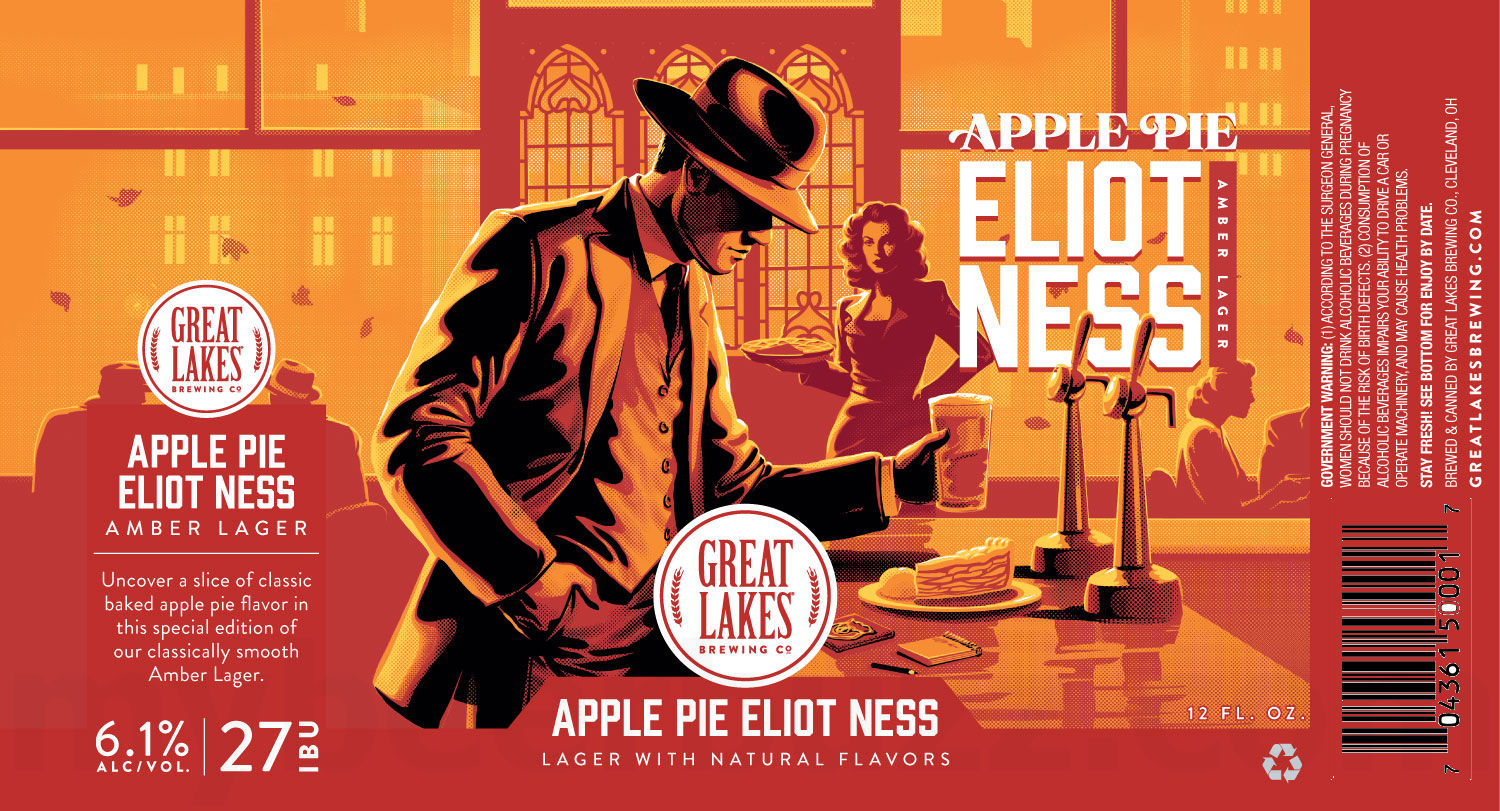 Great Lakes Brewing Unveils Apple Pie Elliot Ness Amber Lager - My BeerBuzz