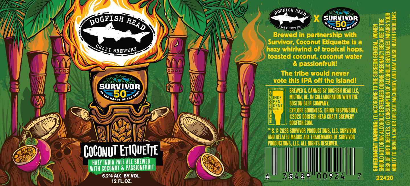 Dogfish Head Teaming Up With Survivor 50 For Coconut Etiquette - My ...